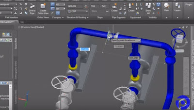 สอนการใช้โปรแกรมAutocad 2016 | 3D Pipe routing with Xref Equipment dwg ...