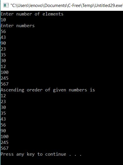 All C Programs: Bubble Sort using Recursion