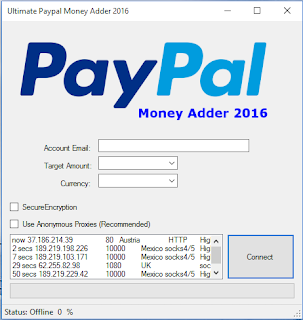 Paypal money adder serial key - asoever