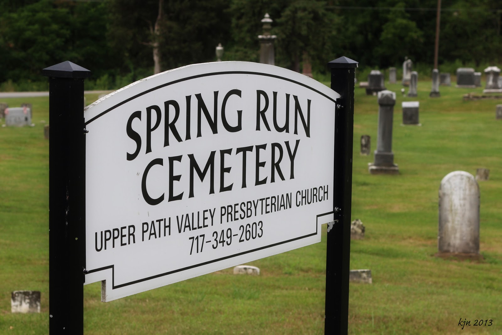 The Outskirts of Suburbia: Spring Run Cemetery