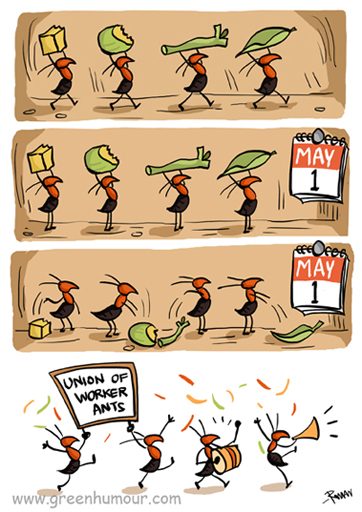 Green Humour: The Worker Ant
