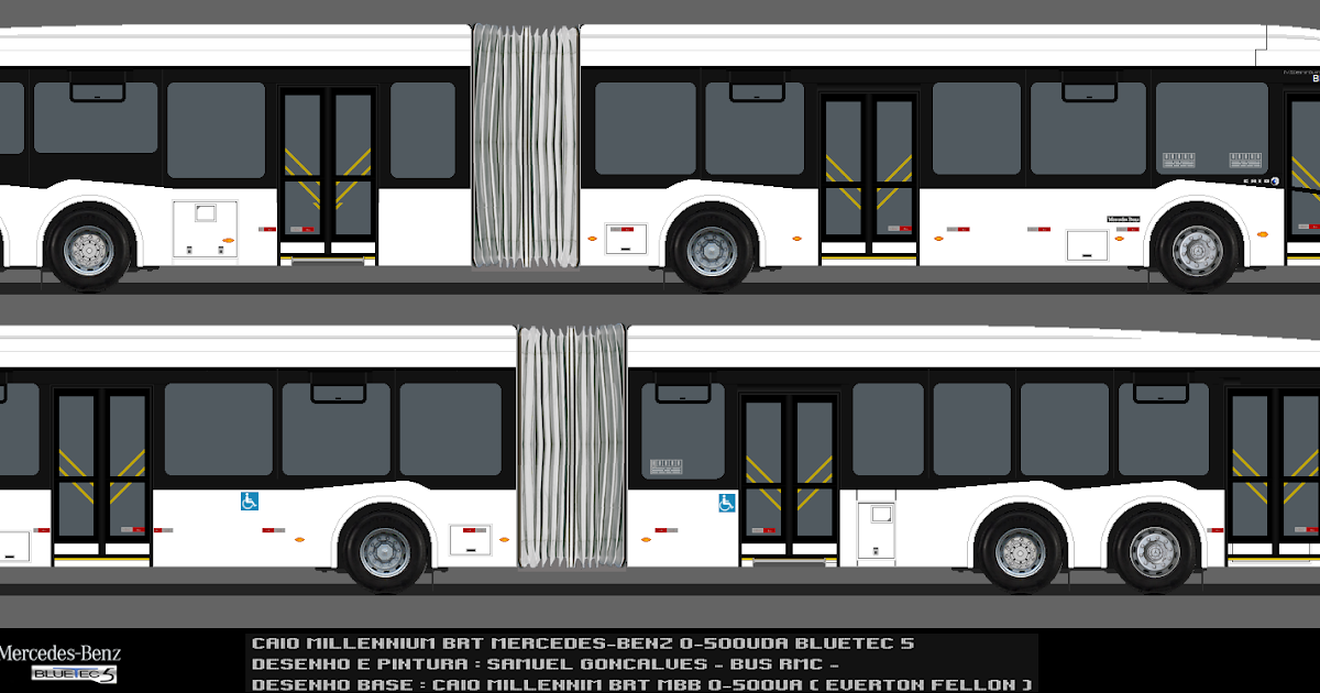Central Bus: Caio Millennium BRT Articulado Mercedes-Benz 0-500UDA ...