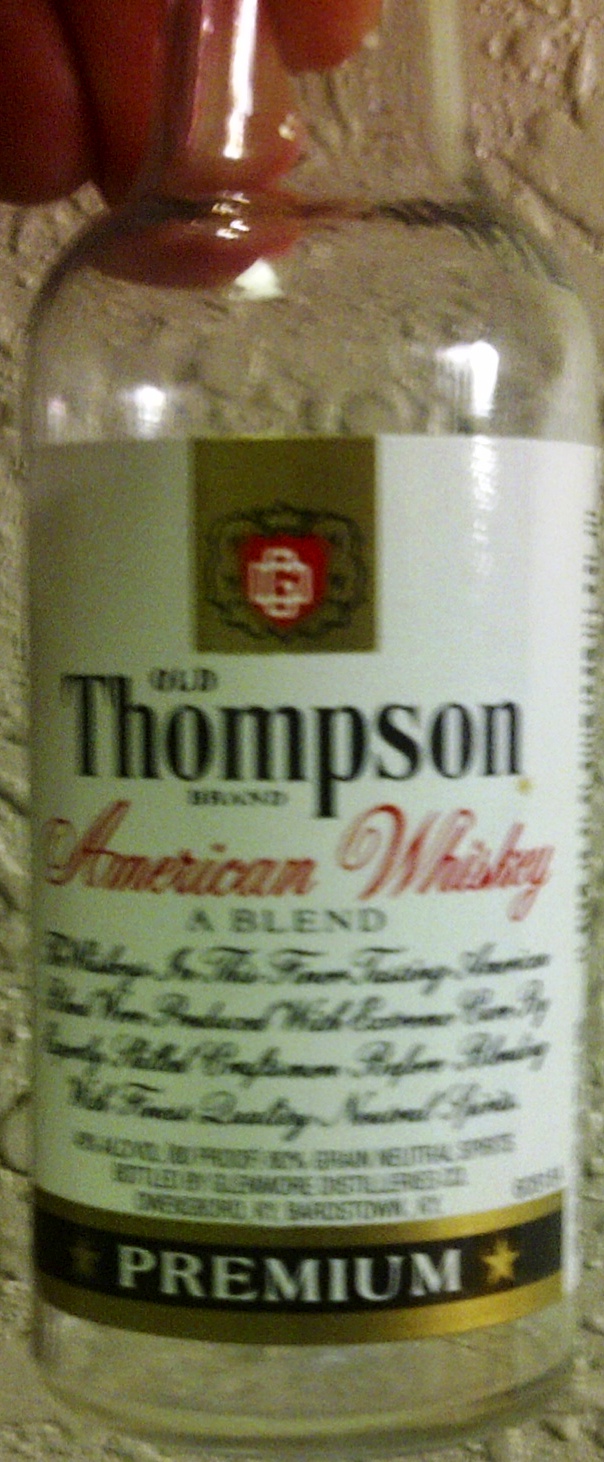 Weekend Whiskey: Old Thompson Brand American Whiskey
