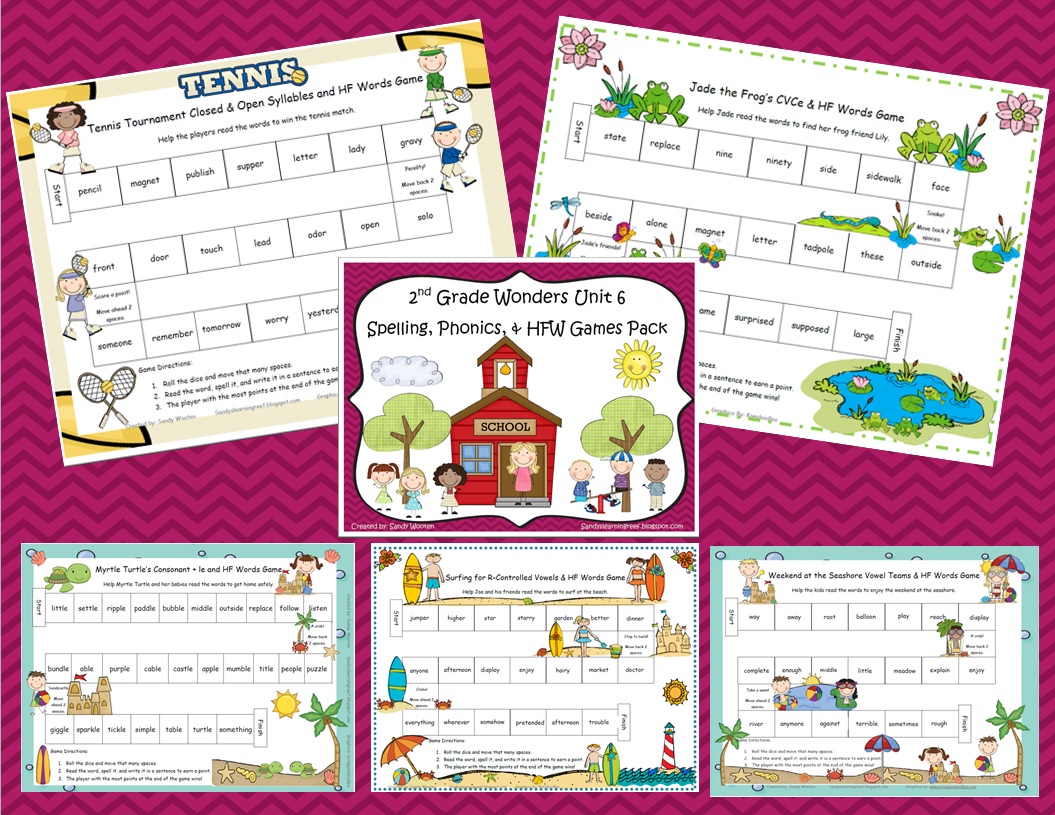 Sandy's Learning Reef: A Look Back at Unit 1 in Wonders