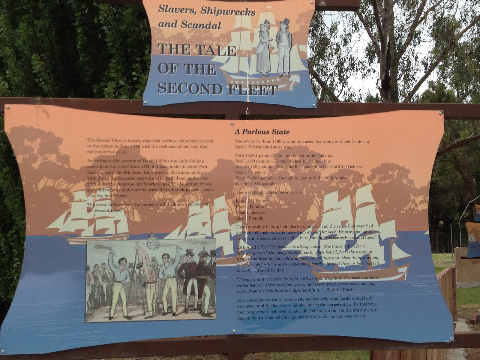 FamilyHistory4u: First Fleet Memorial Gardens - Wallabadah NSW