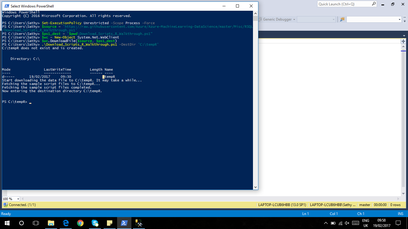 Razorsql and sql servewr - ironhac