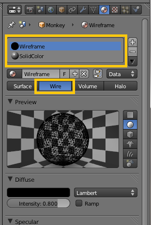 BlendMo: WireFrame Render