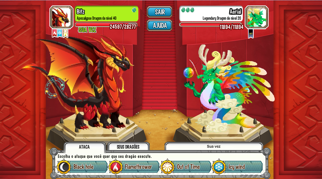 Dragão Apocalipse - 4 Elementos | Dragon City Rei