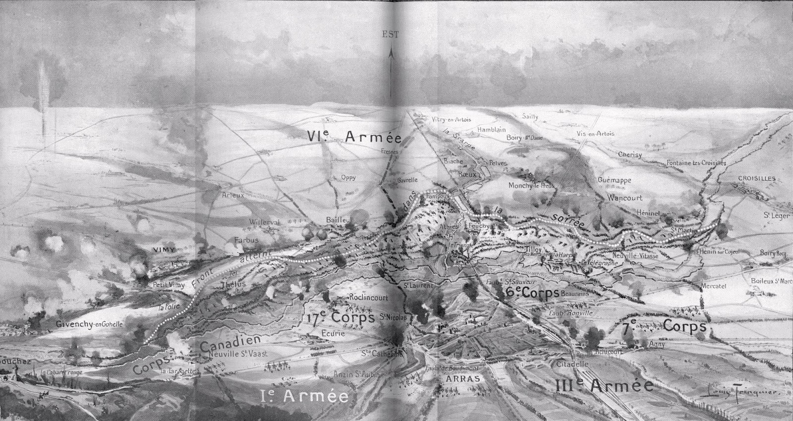 Northumbrian Gunner: Arras - Battle of Arras 9th April 1917