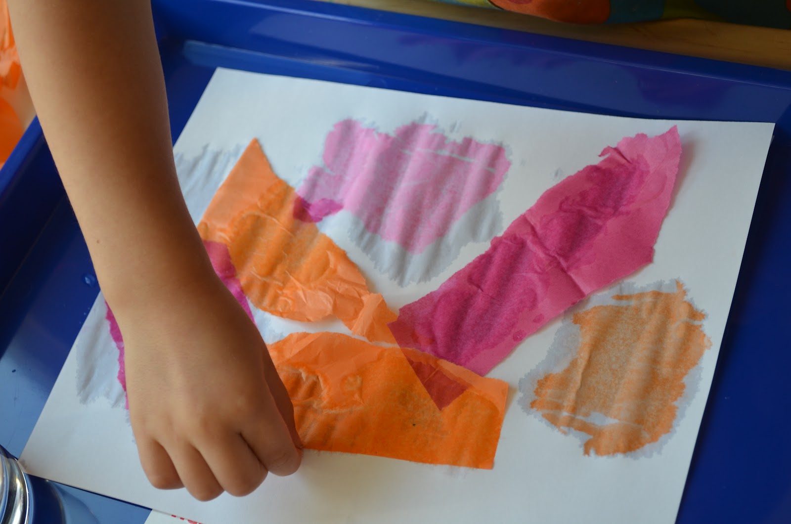 Tot Treasures: Bleeding Tissue Art