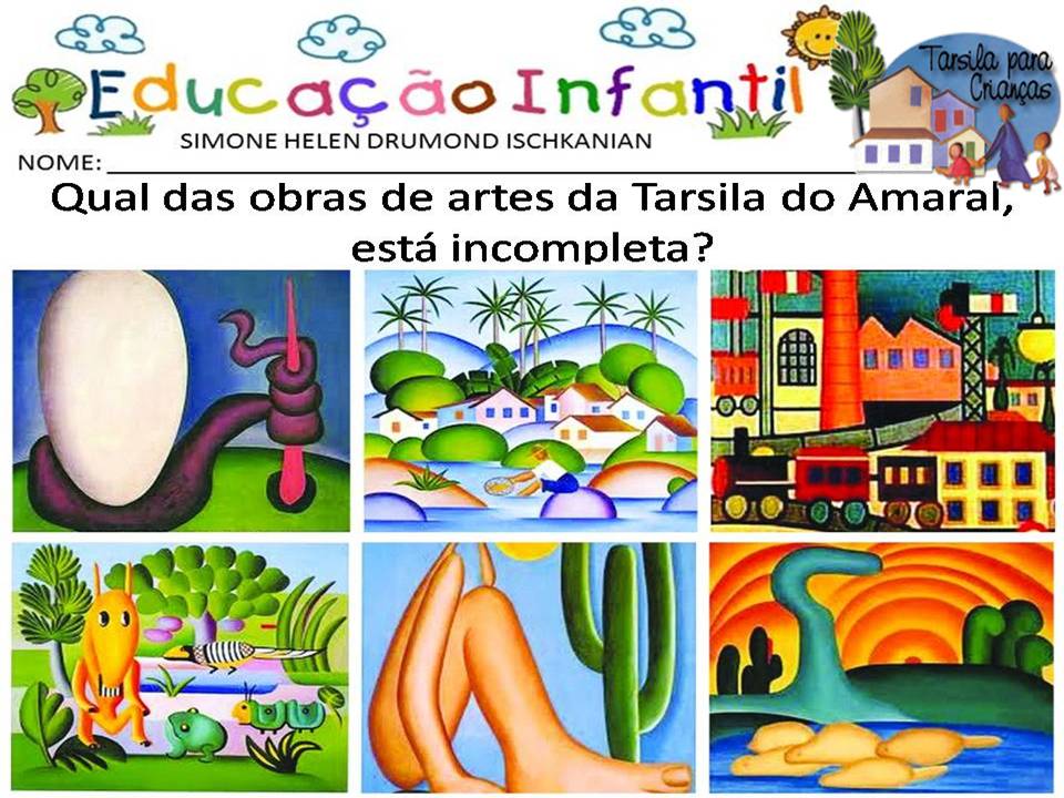 Atividades Tarsila Do Amaral - FDPLEARN