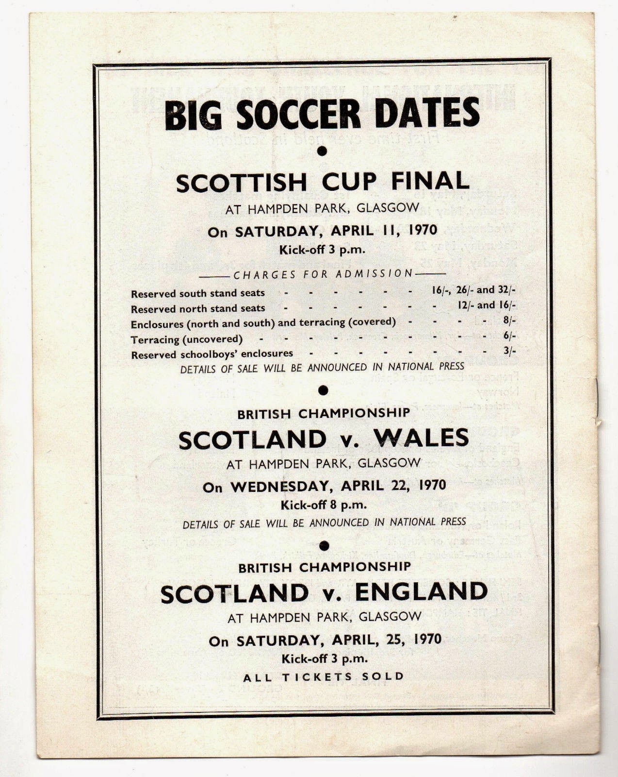 Old Scottish Football: Dundee v Celtic 1970 Scottish Cup Semi Final ...