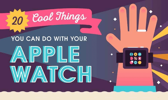 20 Cool Things You Can Do With Your Apple Watch #Infographic - Visualistan