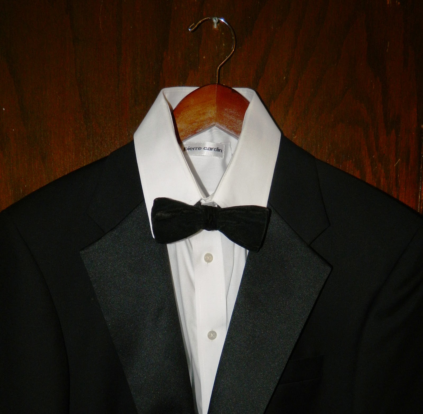 Really? You're in a tux?