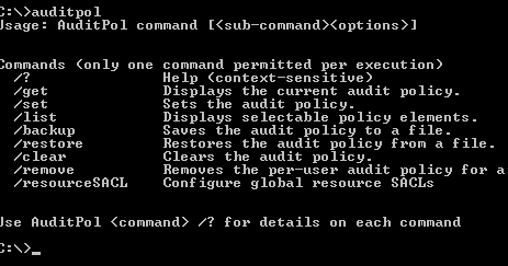 How To Get Windows Audit Policy Using Command Line
