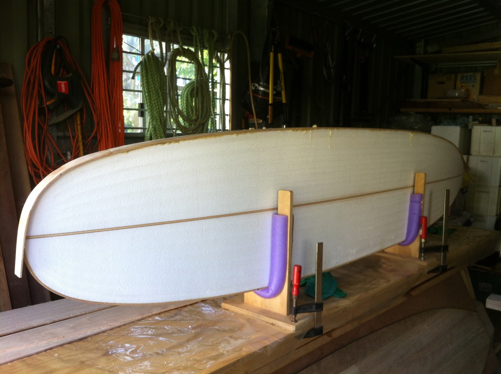 Wood Buddha - Building Wood Surfboards: Building a Foam Core Wood ...