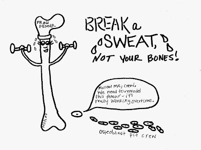 Your Graphic Health: Break a Sweat, Not Your Bones