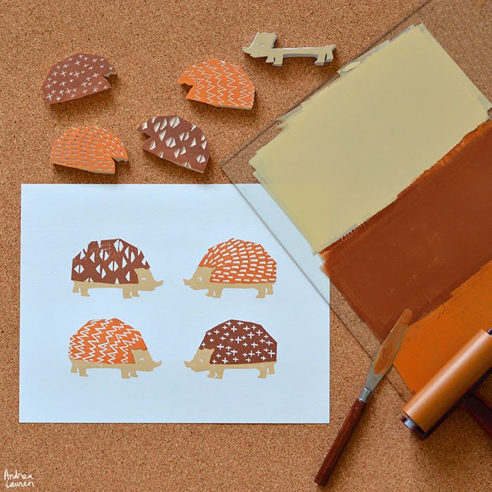 Ink Print Repeat by Andrea Lauren: July 2014