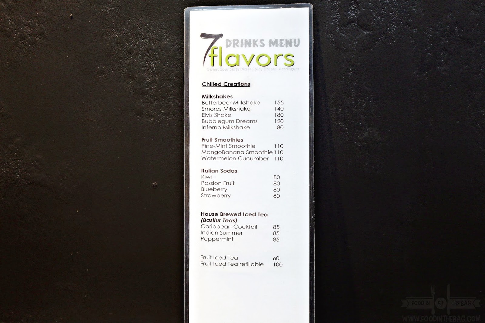 7 FLAVORS in SAN JUAN by Chef Boy Logro | Food In The Bag