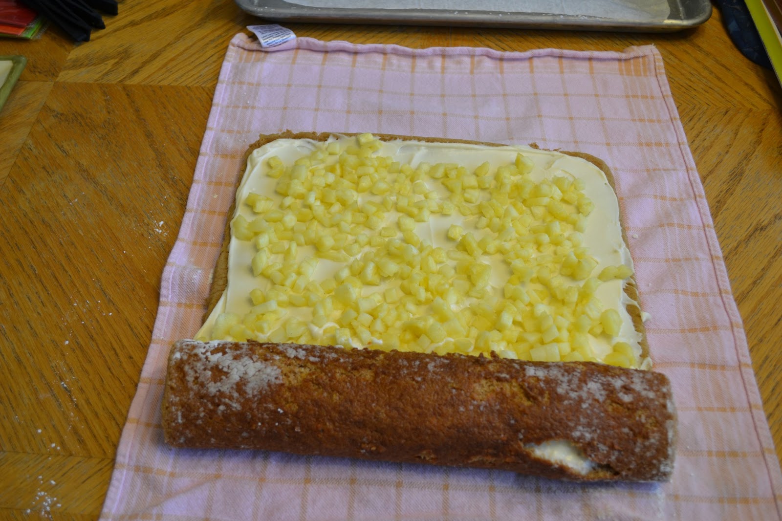 A Taste of Alaska: Carrot Cake Roulade with Pineapple Cream Cheese