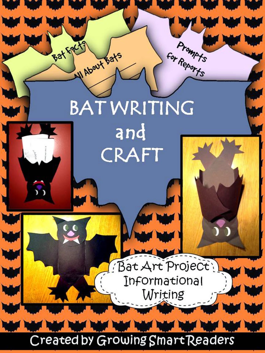 Growing Smart Readers: Bat Writing and Craft--for Bat Unit or Halloween ...
