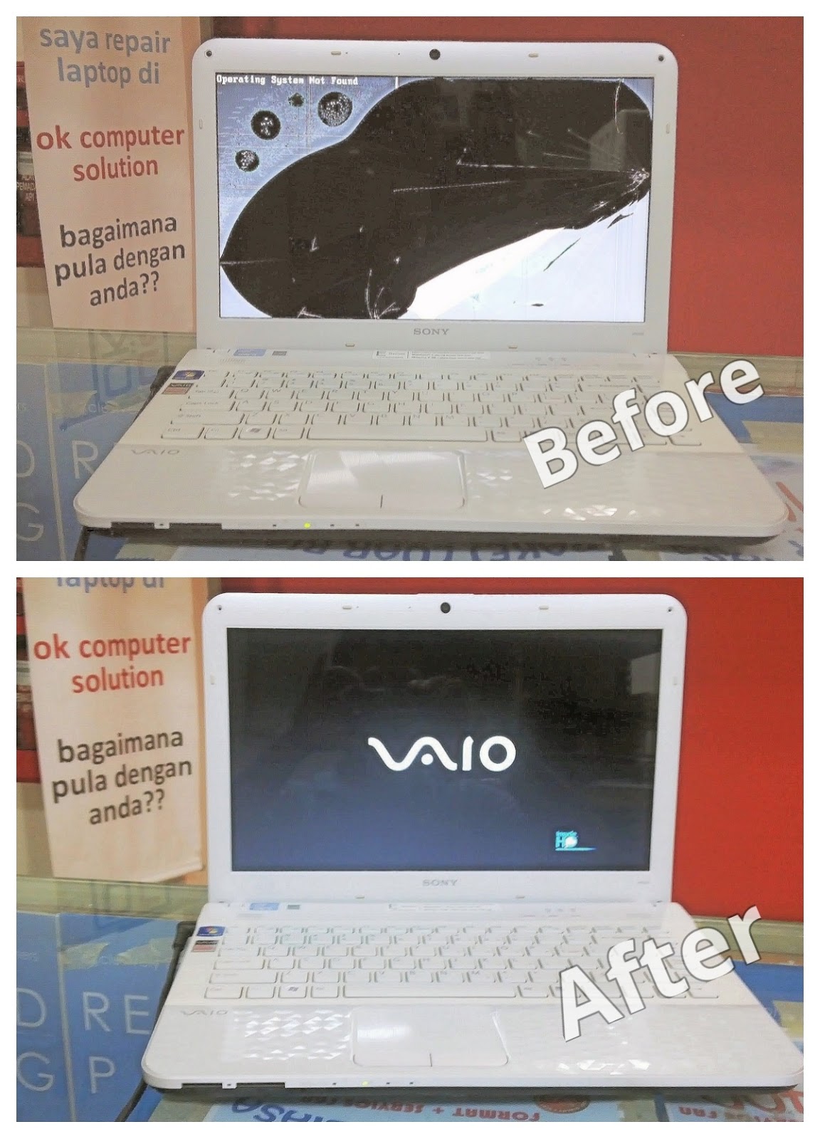 Apa yang patut dilakukan apabila skrin laptop rosak. – OKCS