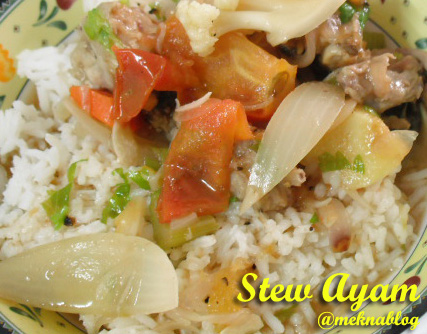 MeknaBlog BAKEatHOME: Stew Ayam...angkara tayangan free kak Izah Daut