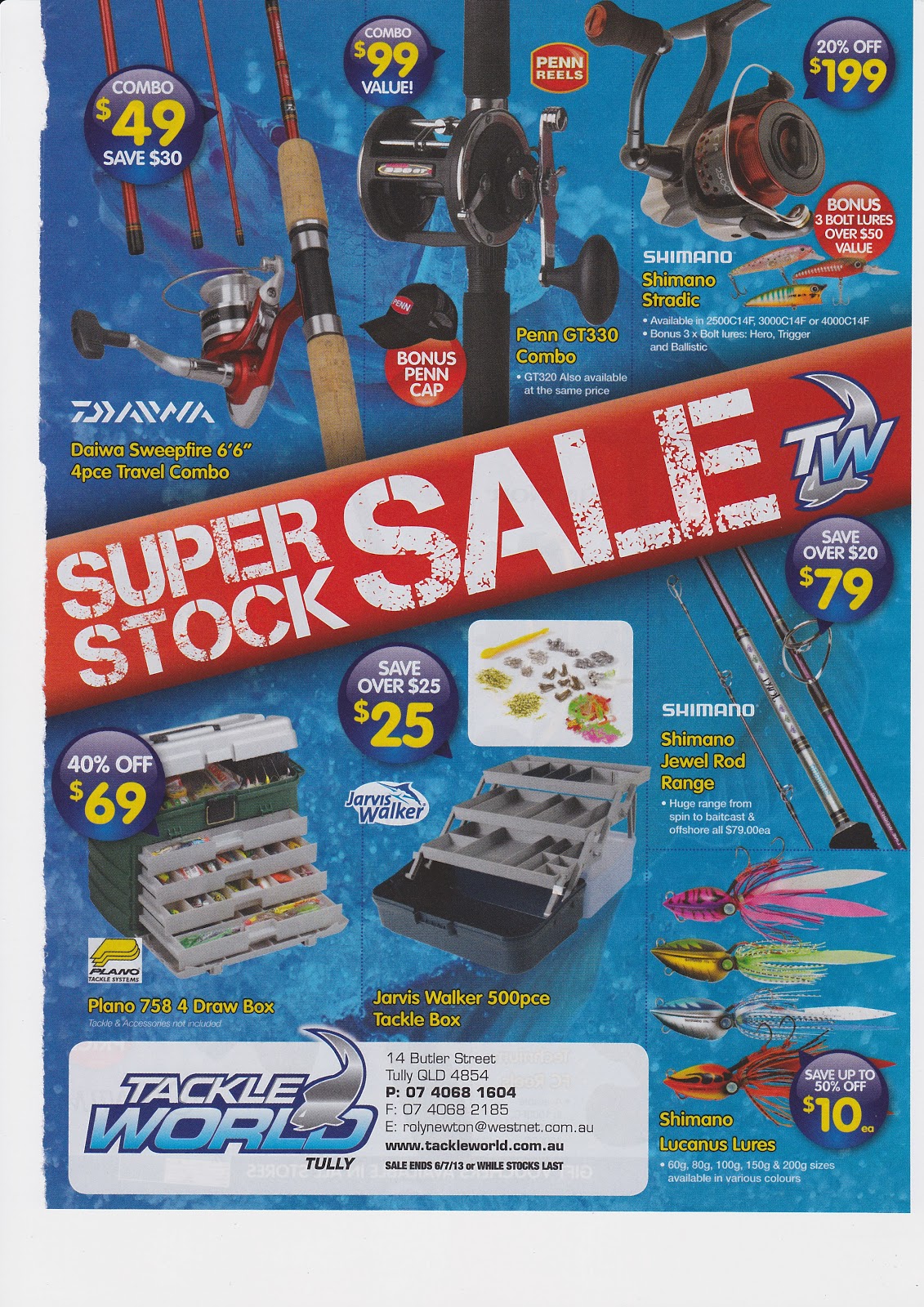 Tackle World Tully: June 2013