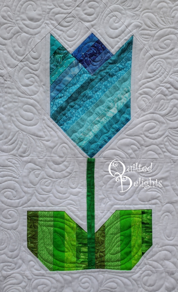 Quilted Delights: All About Strings Blog Hop - Spring Strings