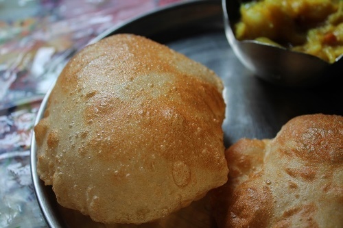 Poori Recipe | Puri Recipe | How to Make Puffy Poori