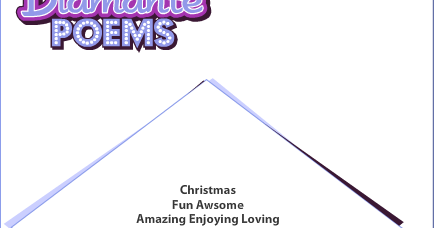 Nyree: Diamante poem about christmas