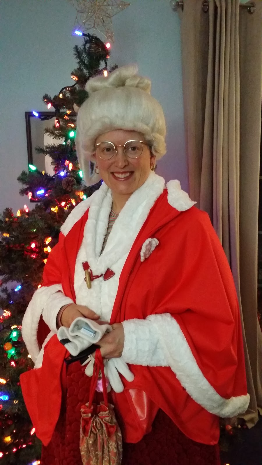 Rainy Day Sewing: Mrs Claus - A-Line from scratch, M7254 Jacket, and ...