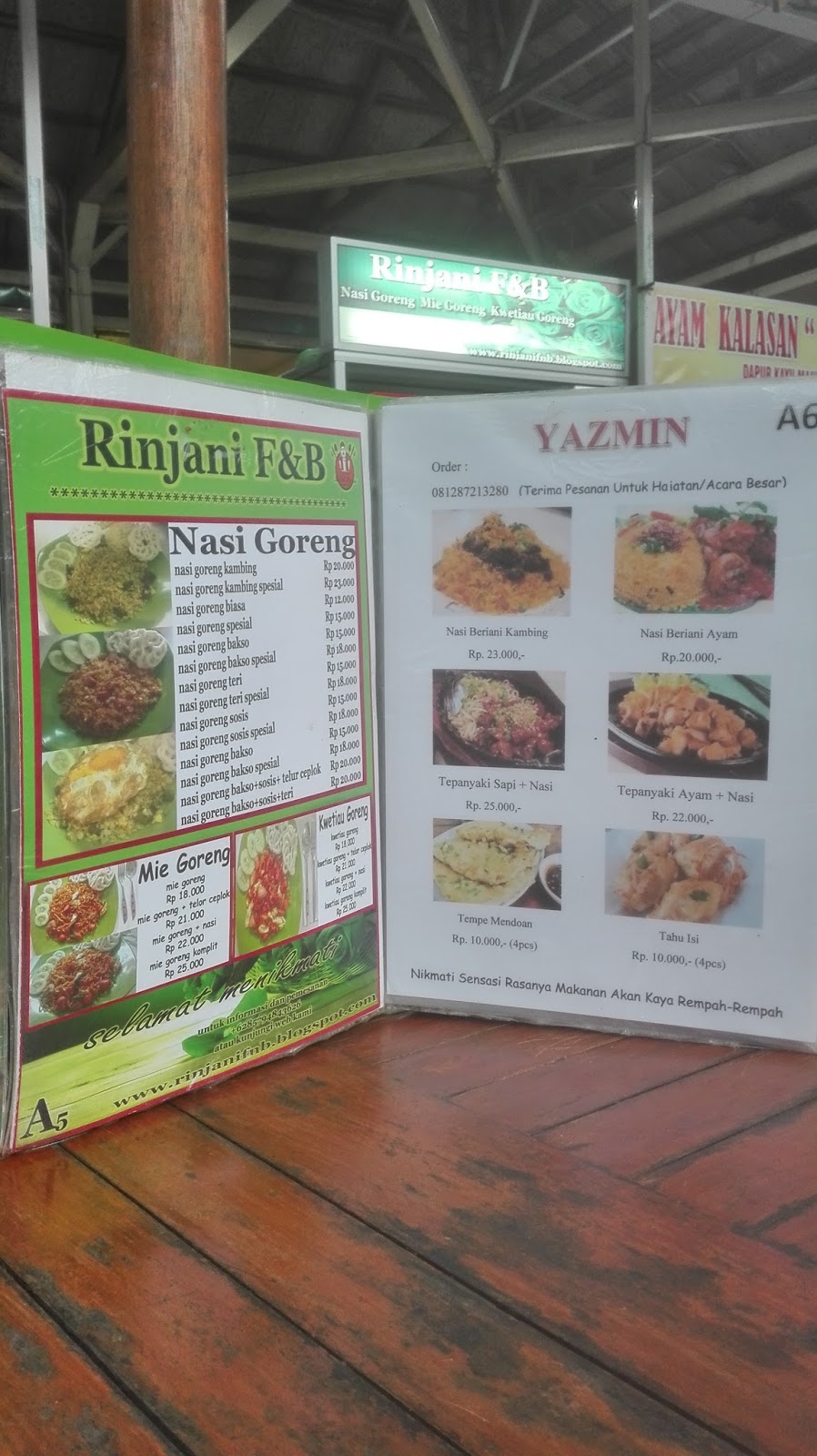 Menu makanan dan minuman terbaru di dapur kayu manis condet jakarta ...