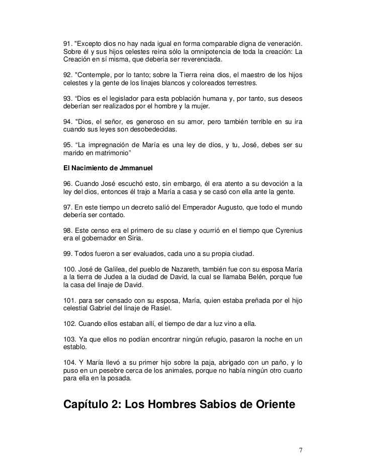 El Talmud de Jmmanuel: INDICE y CAPITULO 1: La Genealogía de Jmmanuel