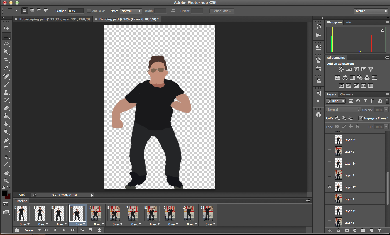 Curtis' Animation Blog: Rotoscoping Animation