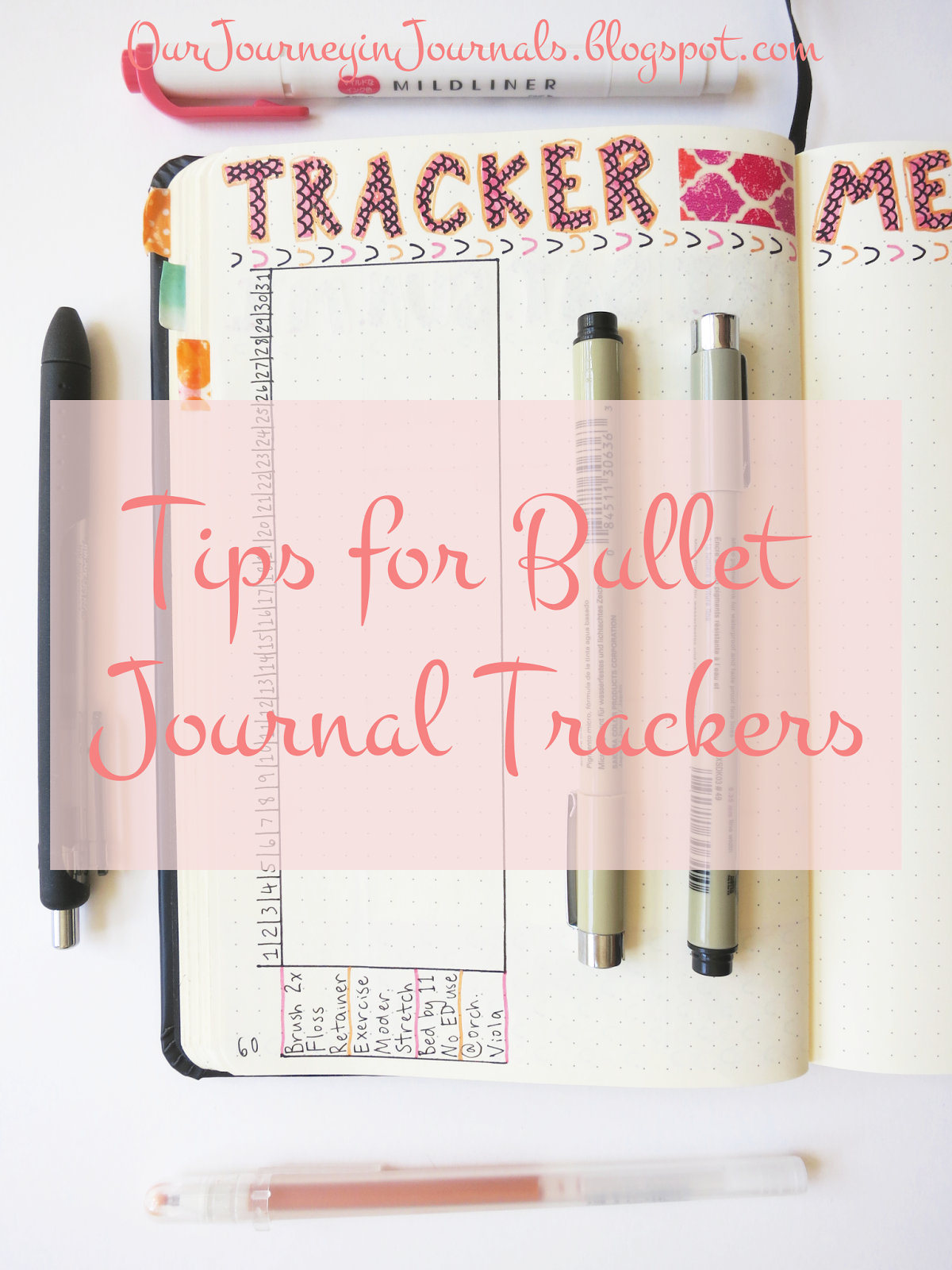 Our Journey in Journals: Tips for Bullet Journal Trackers