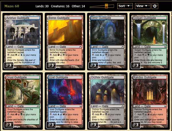 Magic the Gathering Adventures: Gates Deck Building Heaven