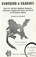 Playing at the World: Gygax's "The Thief Addition" (1974)