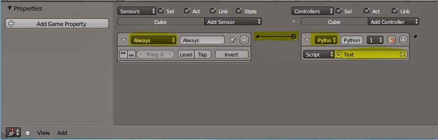 Blender Game Engine: Usando a ferramenta “Toggle System Console”.
