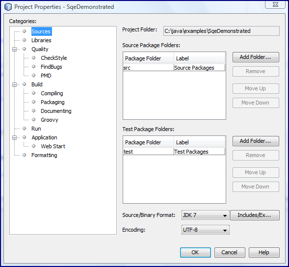 Inspired by Actual Events: Configuring SQE Plugins in NetBeans 7