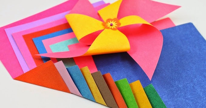double sided origami paper ~ craft ideas and art projects