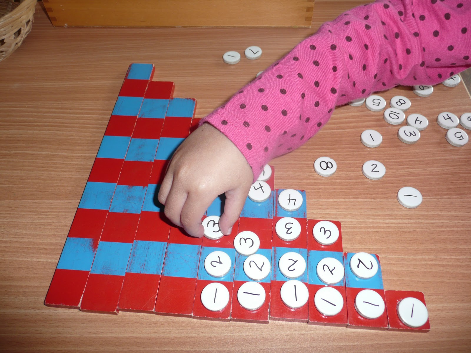 Montessori Teachings: Math: Matching Quantity and Symbol