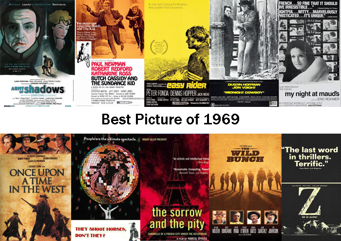 A Mythical Monkey writes about the movies: 1969 Alternate Oscars