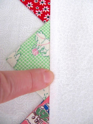 Sew Many Ways...: How To Make Prairie Points For Your Next Quilt Top...