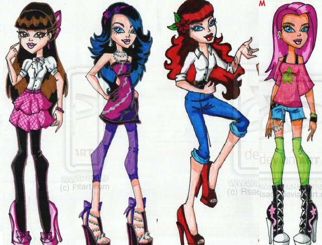 el monstruo blog: MONSTER HIGH HUMANAS...