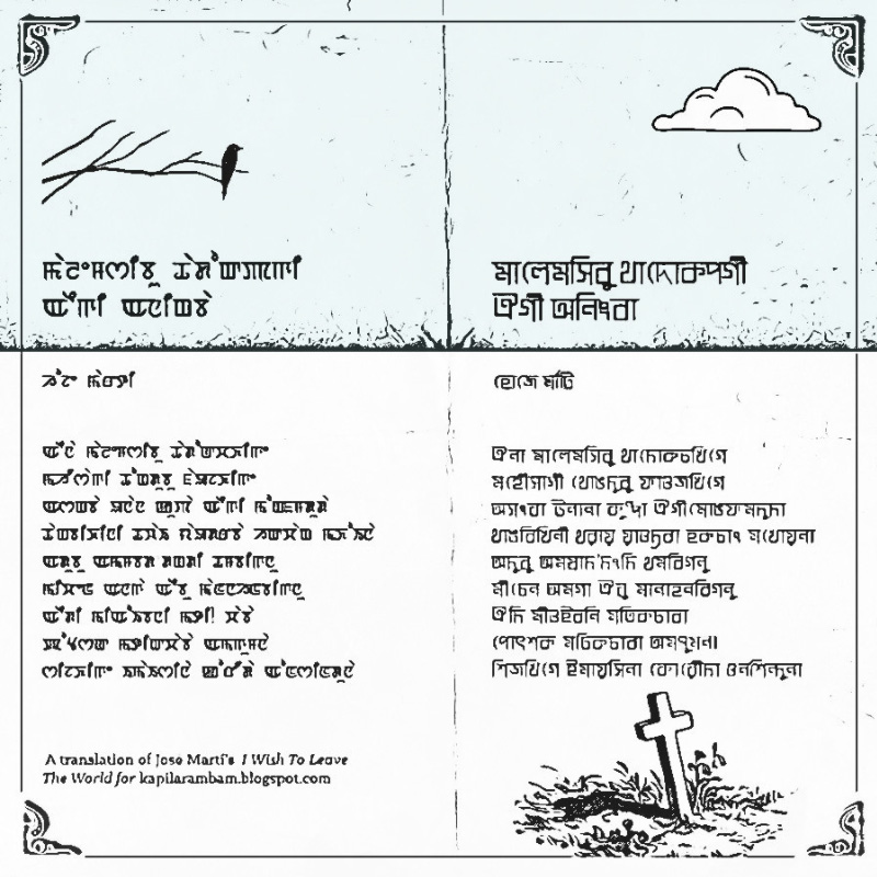 A José Martí Translation: ‘Malemsibu Thadokpagi Eigi Aningba’