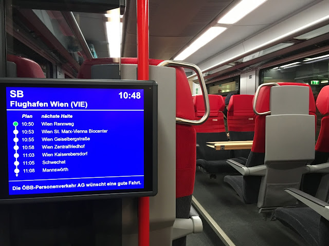 City Airport Train from Vienna Airport to Wien Mitte (Vienna Centre ...