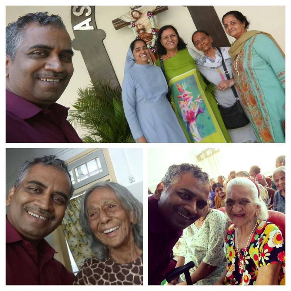 INDIAN DEVELOPMENT FOUNDATION: Blessings from elders at Assisi Bhavan ...