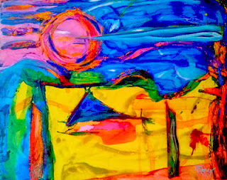 My Art Notes: Techniques for Painting with Watered Down Acrylic Paints