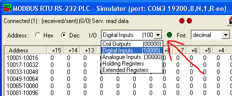 Modbus RTU Simulation - HadiSCADA